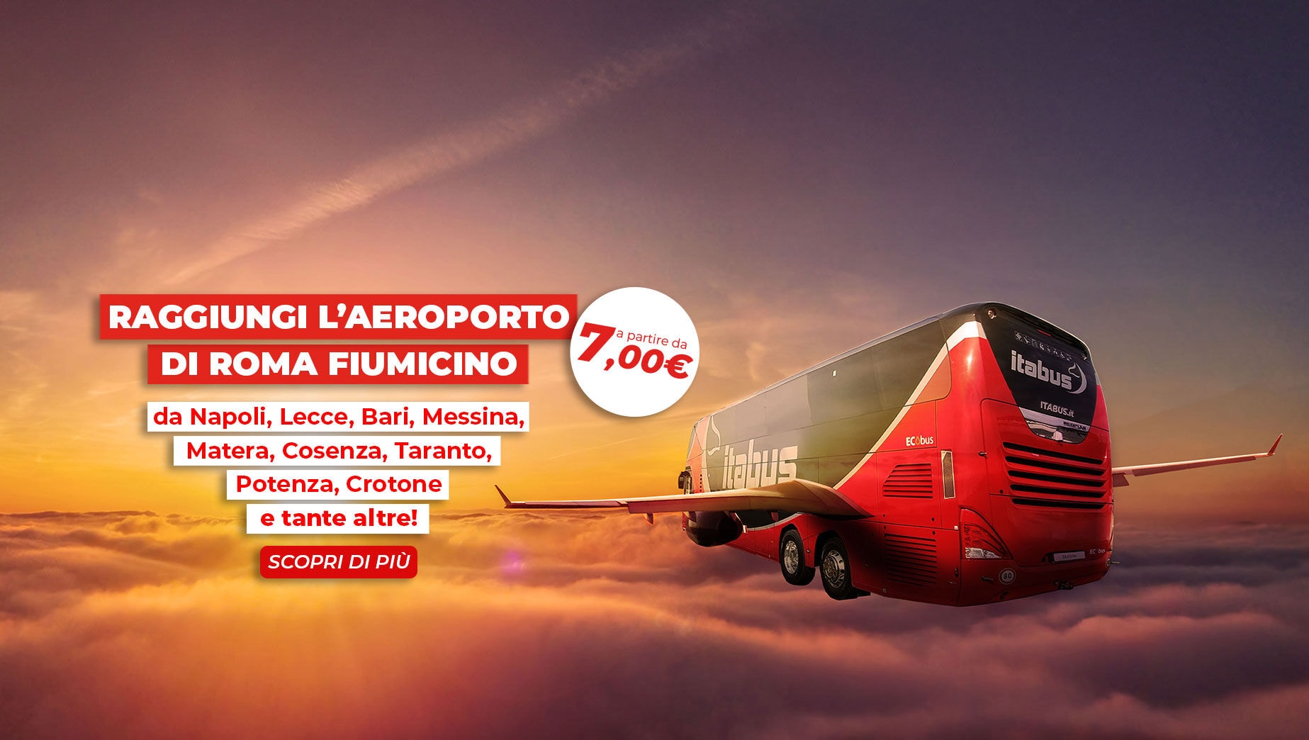 Itabus | Viaggia in autobus | Offerte e Biglietti da 1,59€