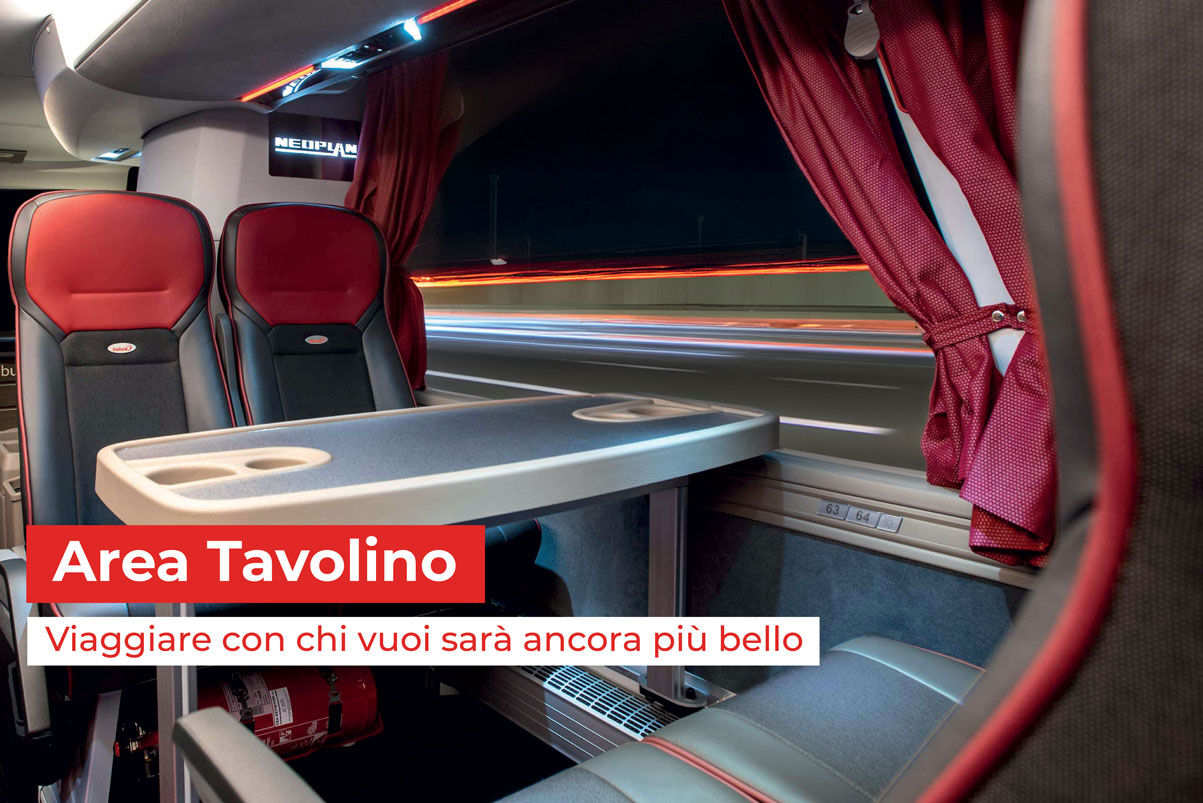 Selezione del Posto | Ambienti di Viaggio Itabus | Interni Pullman