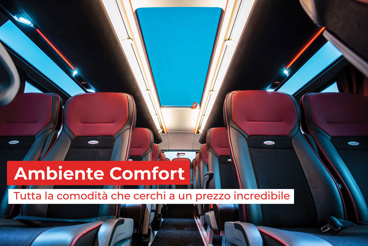 Selezione del Posto | Ambienti di Viaggio Itabus | Interni Pullman