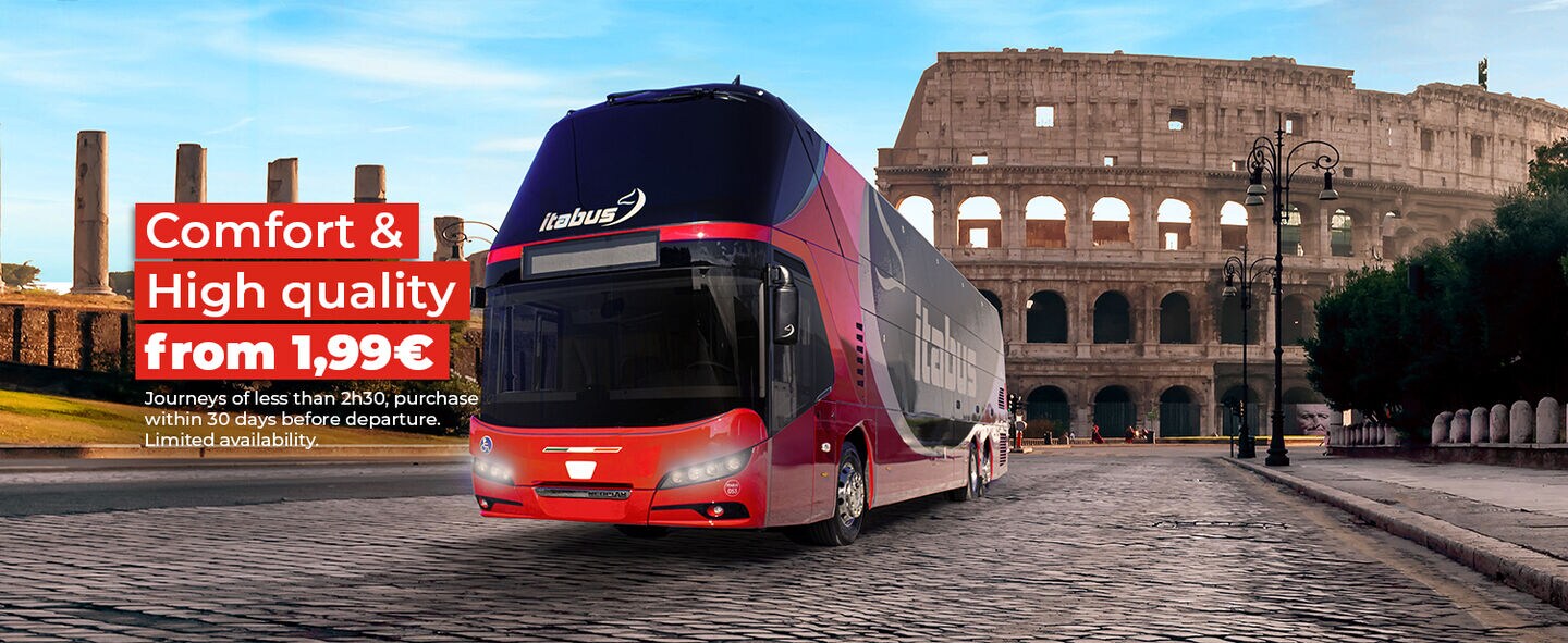 Travel by bus in Italy | Offers and Tickets from €1.99